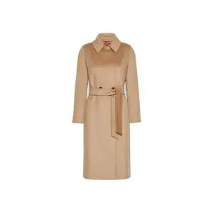 Max Mara Bcollag Wool Coat - Brown
