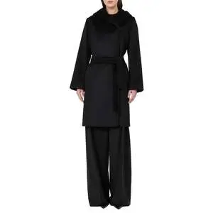 Max Mara Newmang Coat - Black