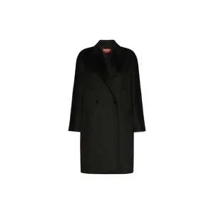 Max Mara Mastro Wool Coat - Black