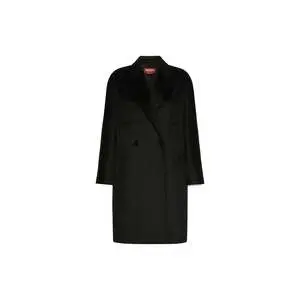 Max Mara Mastro Wool Coat - Black