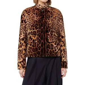 Max Mara Edro Leopard Jacket