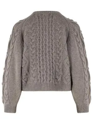LISA YANG Winroe' Beige Truffle Cashmere Cardigan