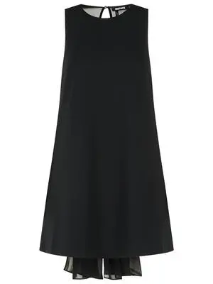 ROTATE BY BIRGER CHRISTENSEN Crêpe Mini Dress - Black