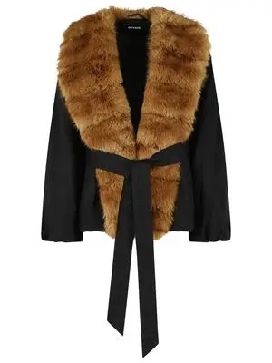 ROTATE BY BIRGER CHRISTENSEN Polyester Blend Jacket - Black