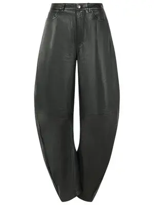 ROTATE BY BIRGER CHRISTENSEN Barrel Pants In Leather