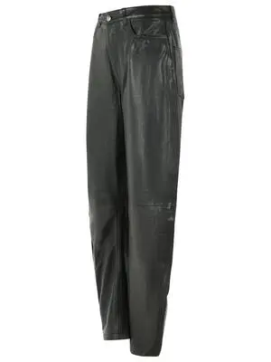 ROTATE BY BIRGER CHRISTENSEN Barrel Pants In Leather