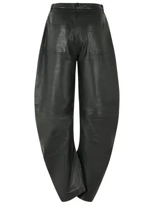 ROTATE BY BIRGER CHRISTENSEN Barrel Pants In Leather