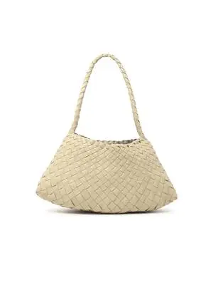 Dragon Diffusion Pearl Leather Rosanna' Bag - Cream