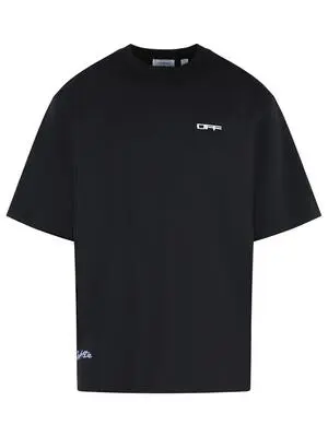 Off-White Archigeography Arrow' Cotton T-shirt - Black