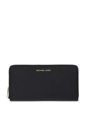 Michael Kors Jet Set Largge Slim Continental Wallet - Black