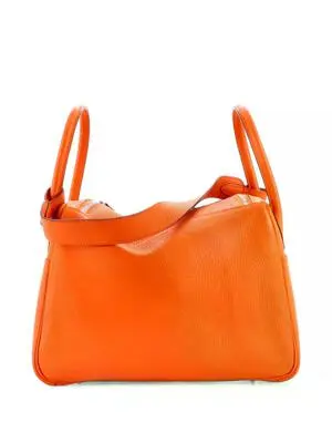 Hermès Lindy Bag Clemence 30 Shoulder Bag - Orange