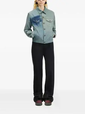 JEAN PAUL GAULTIER Denim Jacket With Face Print