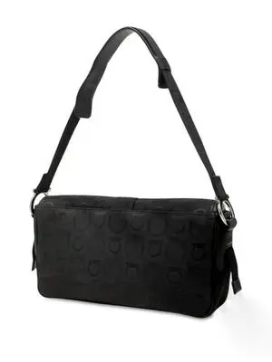 FERRAGAMO 2010-2026 Gancini Canvas Shoulder Bag