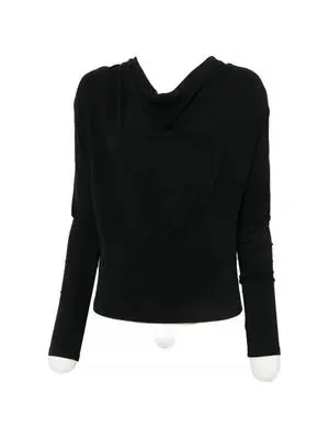 Vince Cowl-neck Long-sleeve Top