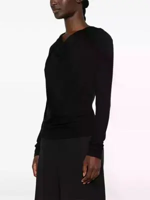 Vince Cowl-neck Long-sleeve Top