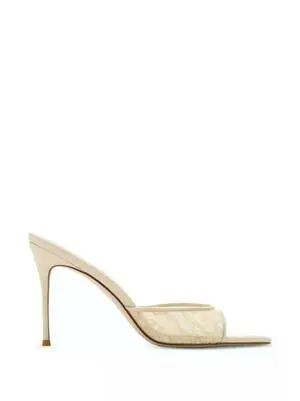 Femme La Bella Lace-panel Sandals