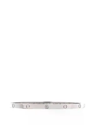 Cartier Love 18k White Gold Small Bracelet - Silver