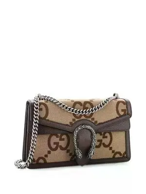 Gucci Dionysus Bag Jumbo Gg Canvas Small Shoulder Bag