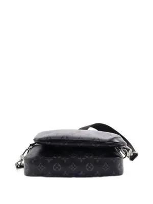 LOUIS VUITTON Trio Messenger Bag Reverse Monogram Eclipse Canvas Crossbody Bag