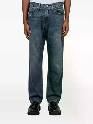 Polo Ralph Lauren Distressed-finish Straight-leg Jeans - Blue