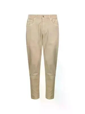 Eleventy Straight-leg Five-pocket Trousers - Neutrals