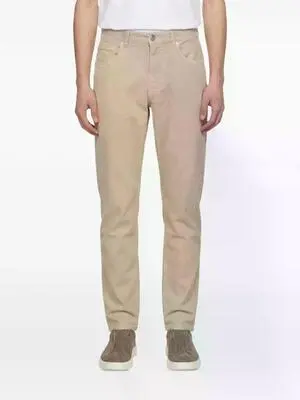 Eleventy Straight-leg Five-pocket Trousers - Neutrals