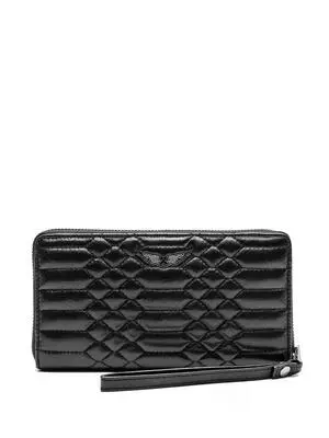Zadig&Voltaire Quilted Wristlet Wallet - Black