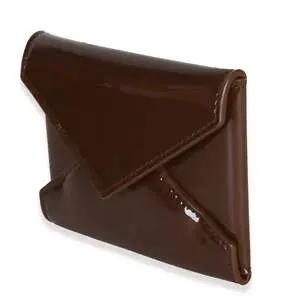 Saint Laurent Patent Envelope Flap Card Case