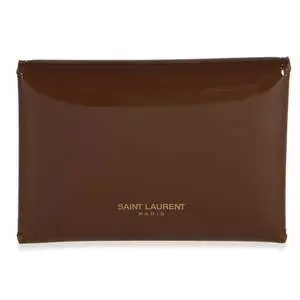 Saint Laurent Patent Envelope Flap Card Case