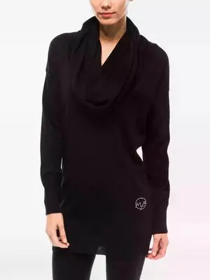 Women's Black Cowl Neck Sweaters