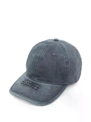 MAISON MARGIELA Numeric Logo-embroidered Baseball Cap - Grey