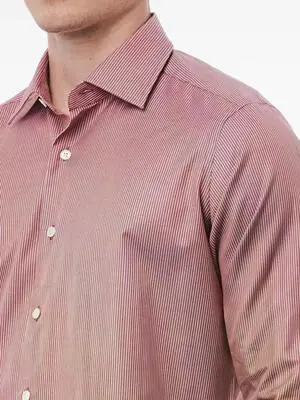 BAGUTTA Striped Cotton Shirt