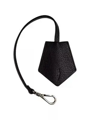 Neil Barrett Lightning-bolt-motif Leather Keychain