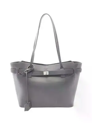 Balenciaga 2010-2026 Medium Calfskin Bel Air Tote Bag - Grey