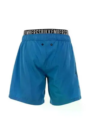 BIKKEMBERGS Logo-print Drawstring Swim Shorts