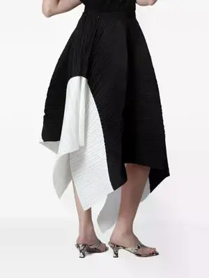 ENTIRE STUDIOS Veer Pleated Asymmetric Skirt