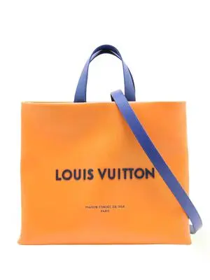 LOUIS VUITTON 2021-2026 Calfskin Shopper Tote Mm Satchel - Orange