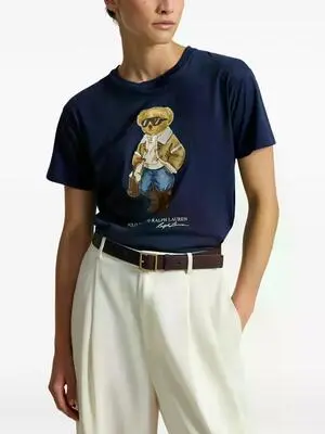 Polo Ralph Lauren Winter Polo Bear Cotton Jersey T-shirt