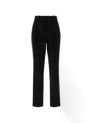 Balmain Pleated Wool Trousers