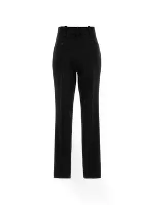Balmain Pleated Wool Trousers