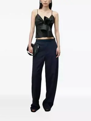 Alexander Wang Logo Elastic Mid-rise Articulated Pants