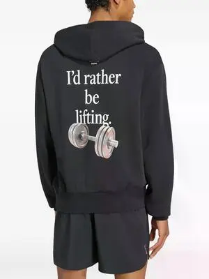 Adidas Graphic-print Drawstring Hoodie