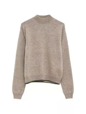 Jacquemus Ribbed-trim Long-sleeve Sweater