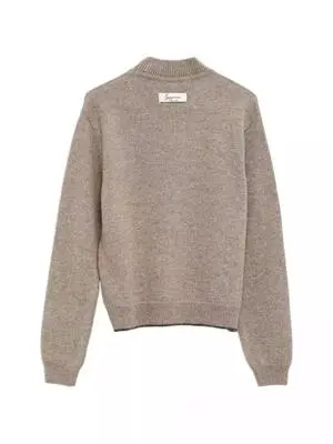 Jacquemus Ribbed-trim Long-sleeve Sweater
