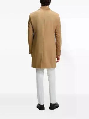BOSS Slim-fit Formal Wool Coat With Cashmere