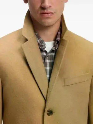 BOSS Slim-fit Formal Wool Coat With Cashmere