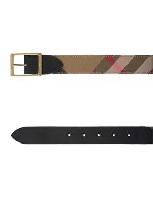 Burberry Check-print Buckle-fastening Belt
