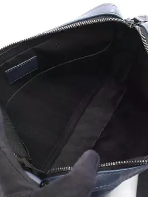 LOUIS VUITTON 2000s Duo Monogram Shadow Messenger Bag