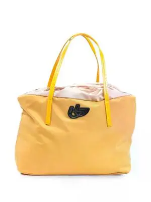 Byblos Logo-patch Tote Bag - Yellow