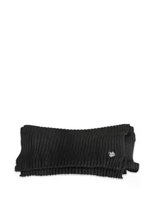 U.s. Polo Assn. Ribbed-knit Logo-embroidered Scarf